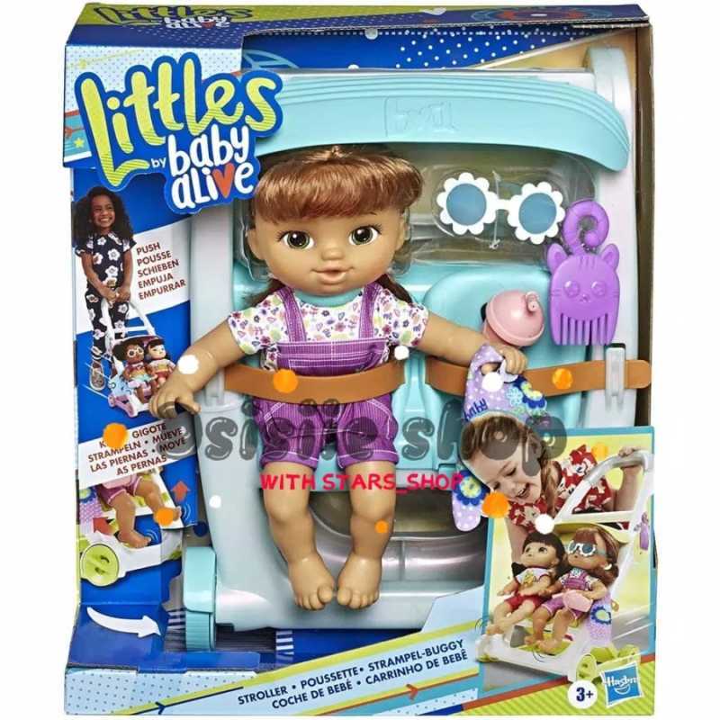 Jual Boneka baby Alive Original Stroller Push and Kick Little lucy ...