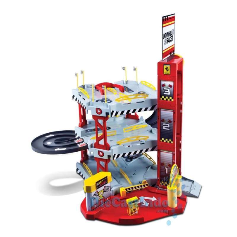 Jual Bburago Ferrari Race and Play Downhill Racing Garage di Seller ...