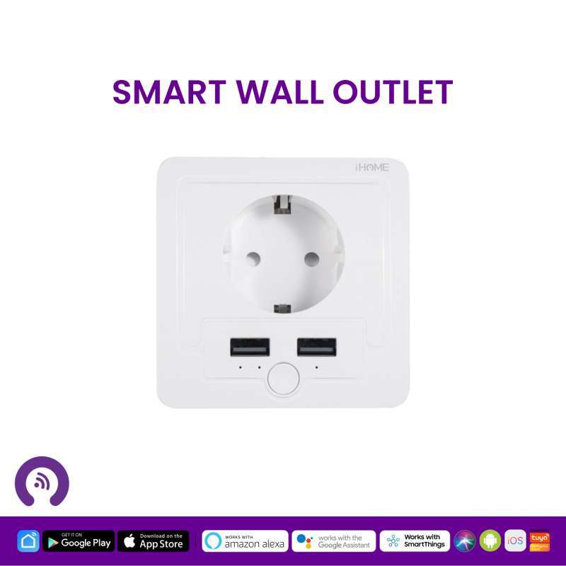 Jual Smart Wall Outlet Socket Switch Colokan Stop Kontak Wifi Tuya Di ...