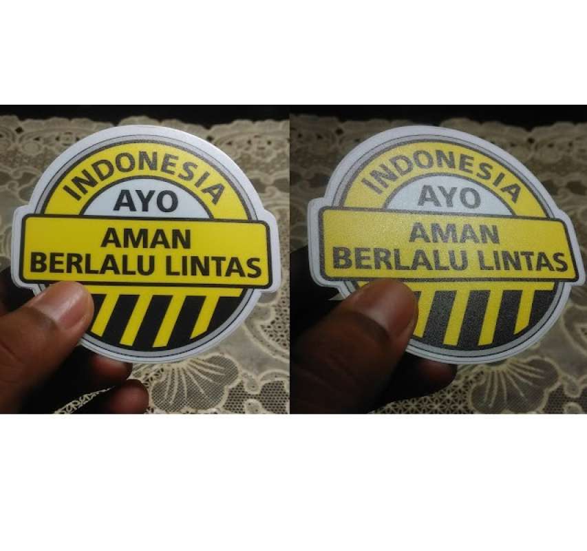 Jual STIKER MOTOR INDONESIA AYO AMAN BERLALU LINTAS dengan Bahan ...