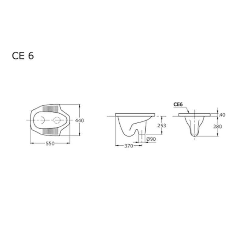 Jual Toto Ce6 Closet Jongkok White (jabodetabek) Di Seller Bazar ...