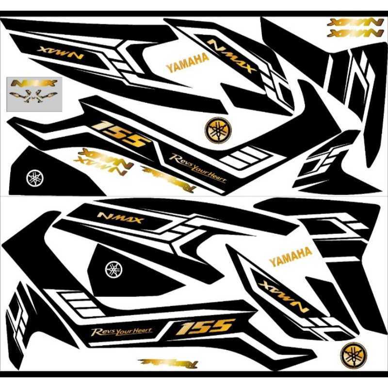 Jual COD STIKER DEKAL DECAL MOTOR YAMAHA NMAX LAMA SKOTLET VARIASI ...