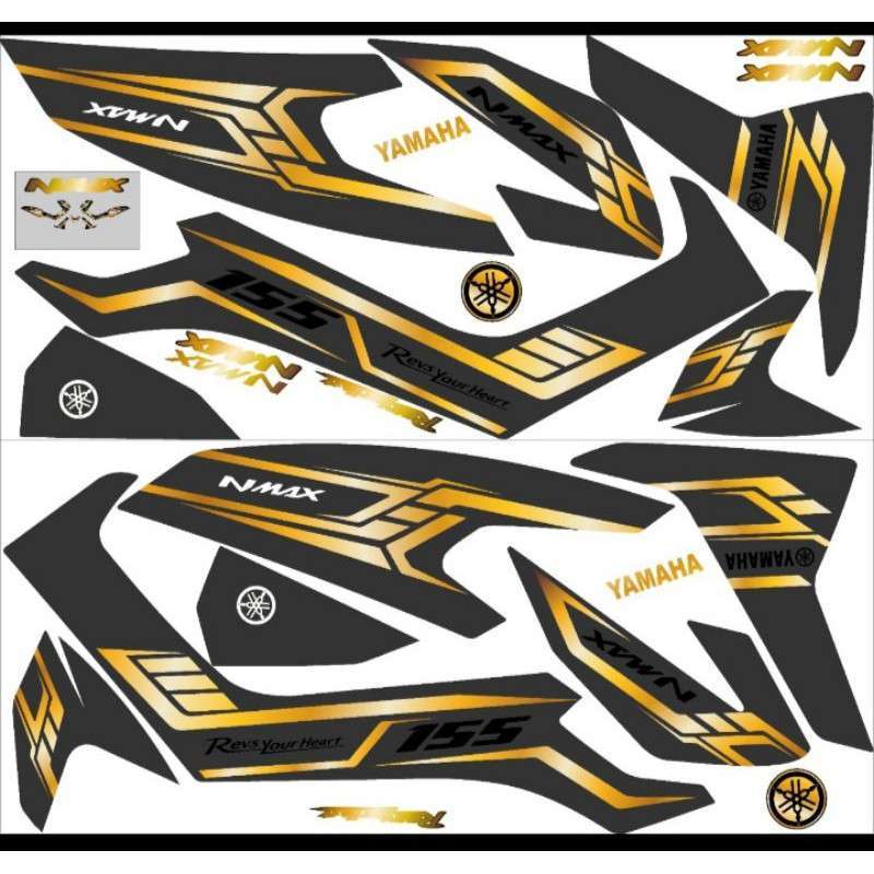 Jual COD STIKER DEKAL DECAL MOTOR YAMAHA NMAX LAMA SKOTLET VARIASI ...