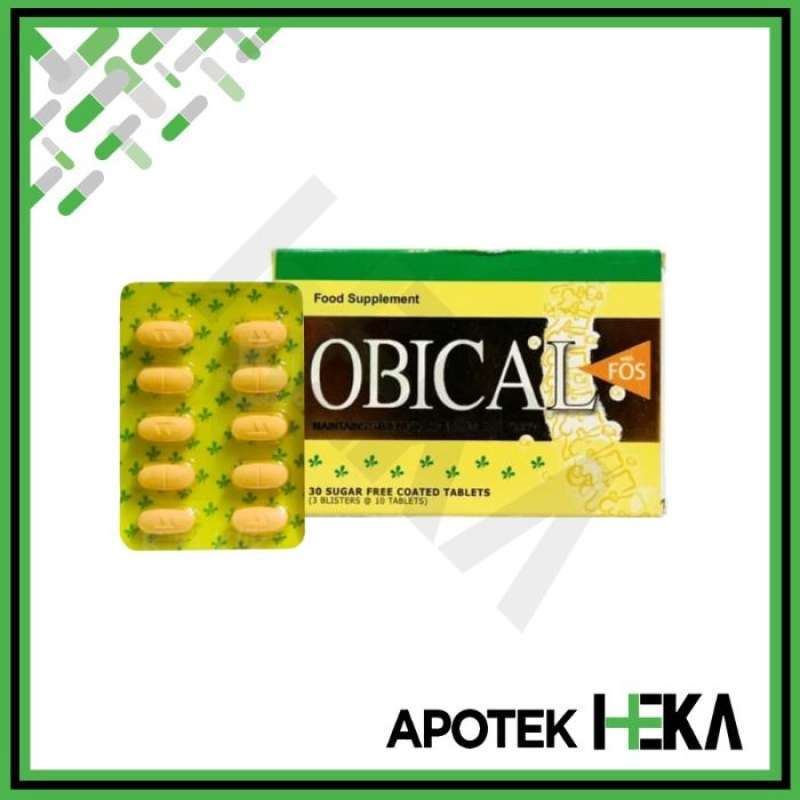 Jual Obical Fos Box Isi 3x10 Tablet - Menjaga Kekuatan Tulang Dan Gigi ...