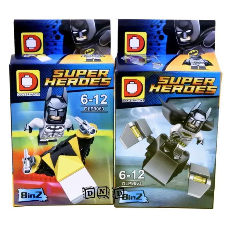 Jual Mainan Edukasi Anak - Brick Balok Nano Super Heroes Batman Dark ...