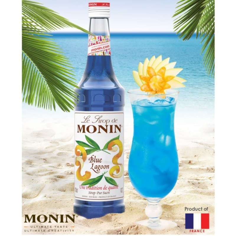 Jual Monin Blue Curacao Blue Lagoon Syrup 70 Cl [700ml]-08 Di Seller ...