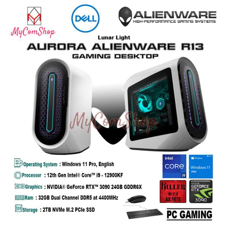 Jual ALIENWARE AURORA R13 GAMING DESKTOP i9-12900KF 32GB/2TB RTX 3090 ...