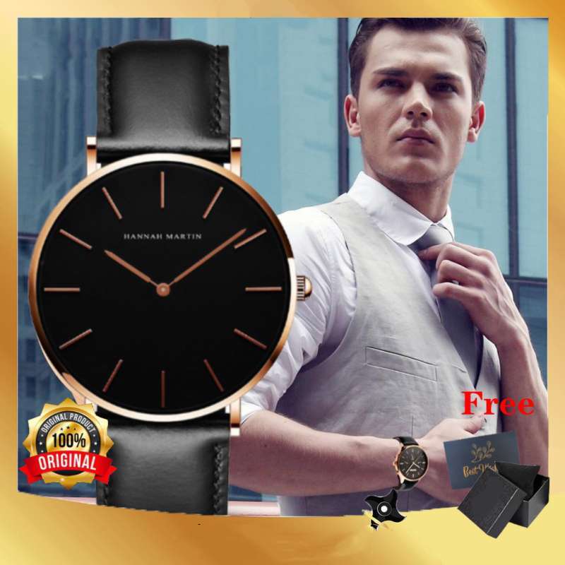 Promo Hannah Martin Original Jam Tangan Pria Anti Air Sangat Tipis ...