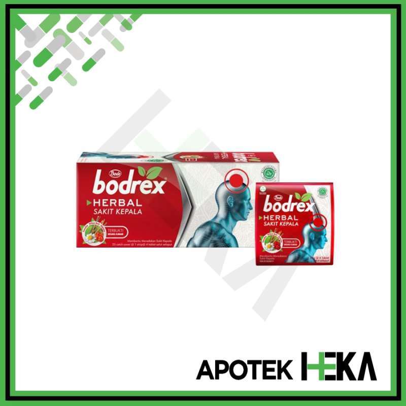 Jual Bodrex Herbal Kapsul Sakit Kepala Box isi 25x4 Kapsul di Seller ...