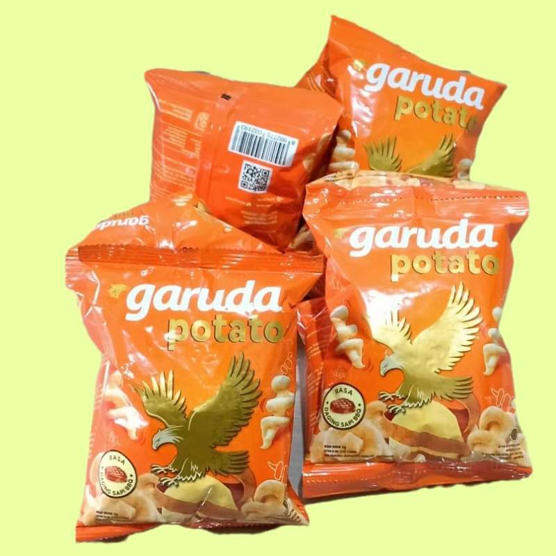Jual Garuda Potato Barbeque Snack Kentang 15 gr [10 pcs/ renceng] di ...