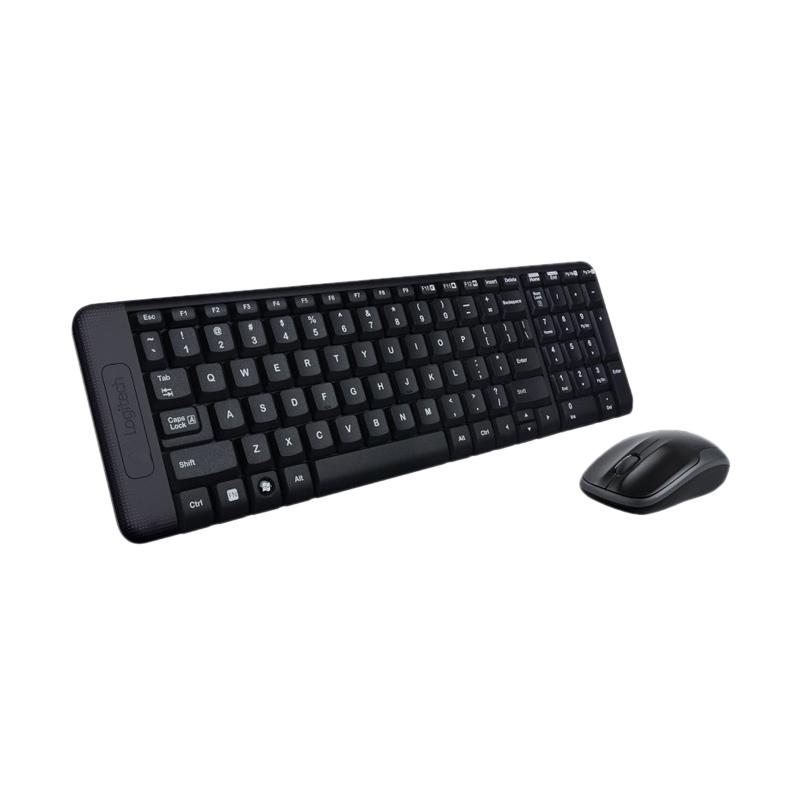 Jual Logitech Mk215 Combo Wireless Keyboard And Mouse - Hitam Di Seller ...