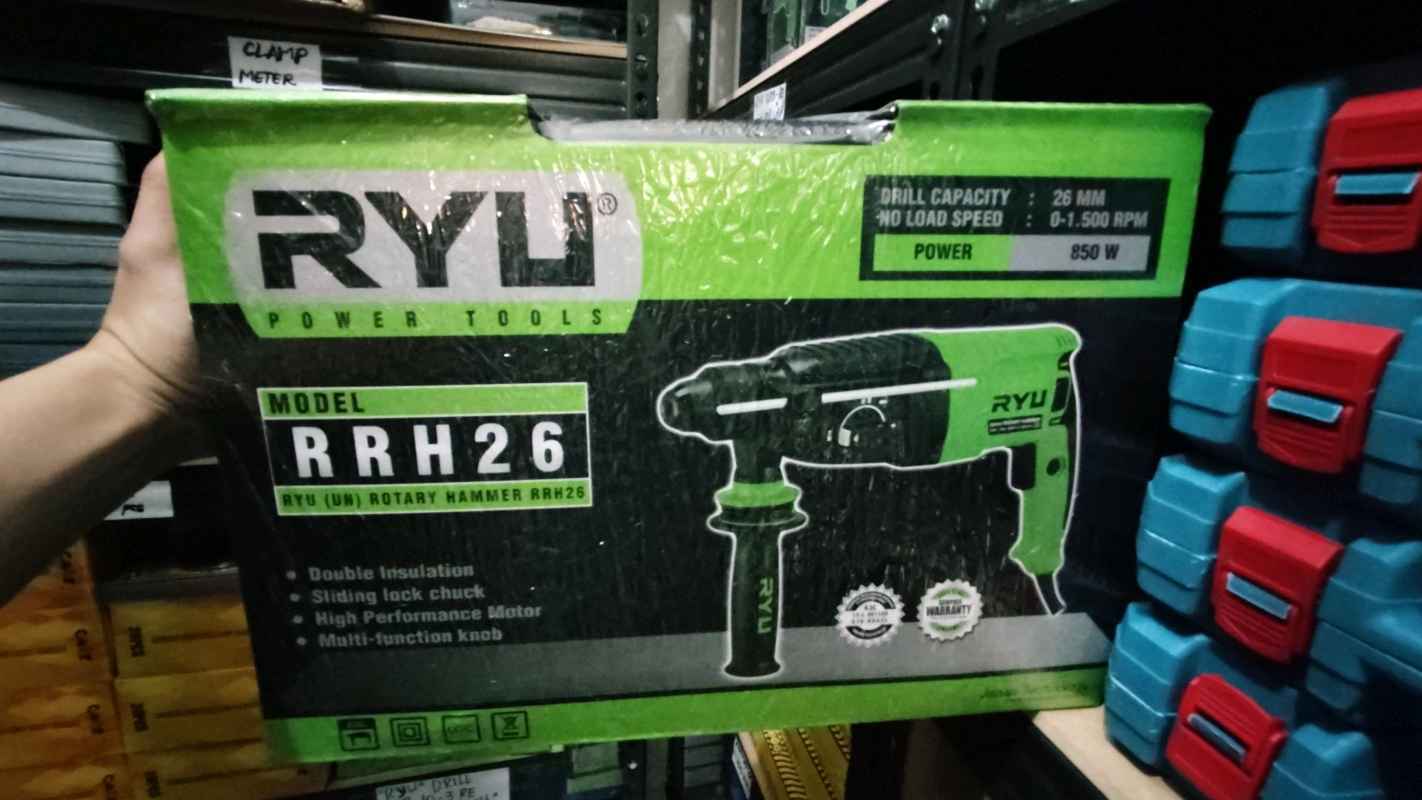 Jual Ryu Rotary Hammer Rrh 26 Sds Plus 26 Mm Mesin Bor Impact Bobok ...