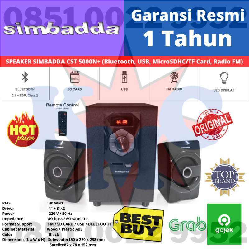 Jual Speaker Simbadda CST 5000 N Bluetooth di Seller Karya Megah ...