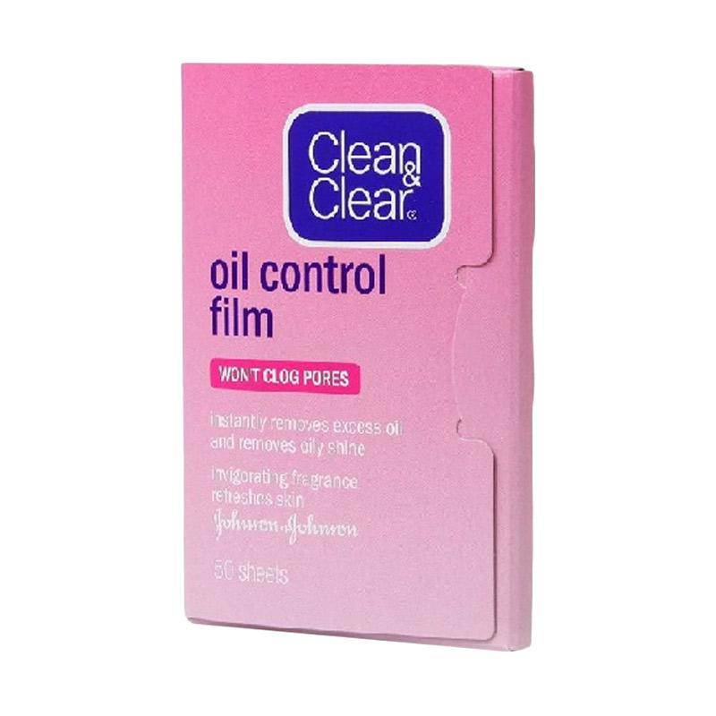 Jual Clean & Clear Oil Control Film Kertas Minyak Wajah - Pink [50 ...