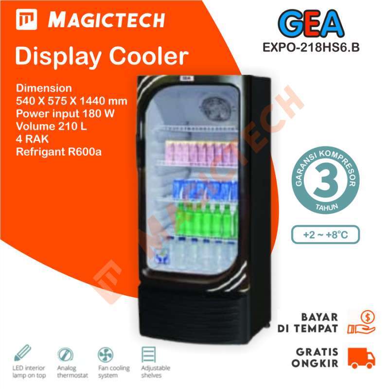 Jual Showcase 4 Rak Gea Expo-218hs / Expo-218 / Expo-218hs6.b - 210 ...