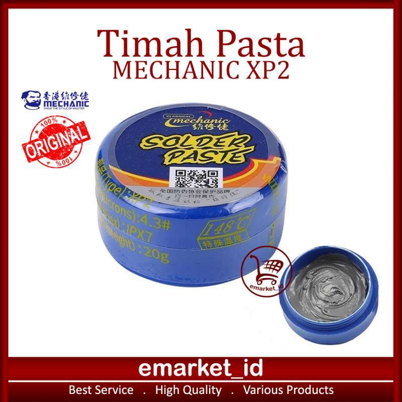 Jual Timah Pasta MECHANIC XP2 ORIGINAL / Solder Paste Cair 20g 148C di ...