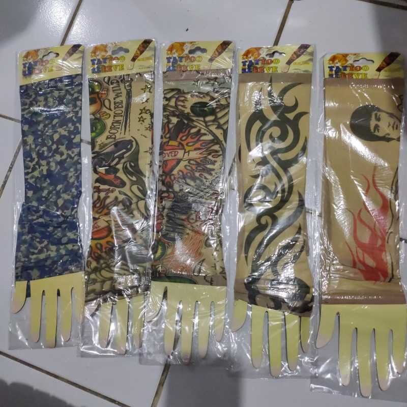 Jual Manset Tato / Tato Sleeve - Sarung Tangan Panjang Pria Lengan ...