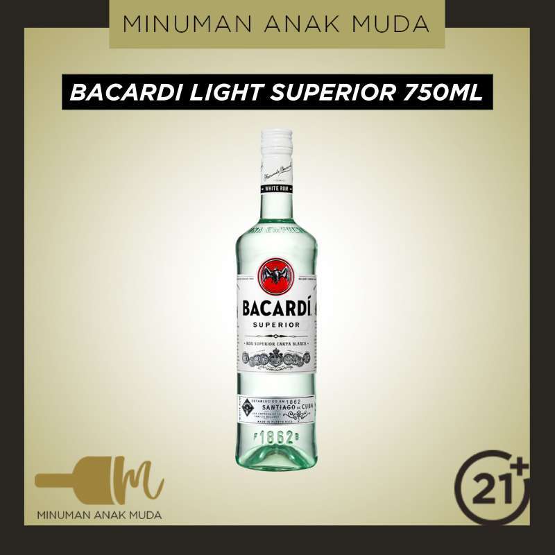 Jual Bacardi Light Superior 750ml ( White Rum ) di Seller Minuman Anak ...