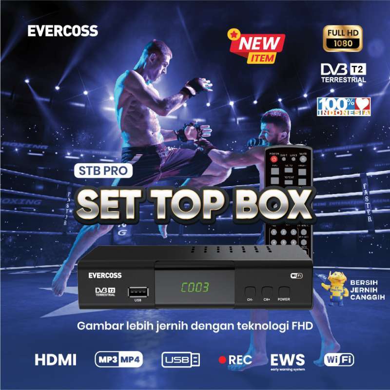 Jual Evercoss Set Top Box PRO Digital TV Receiver Full HD di Seller ...