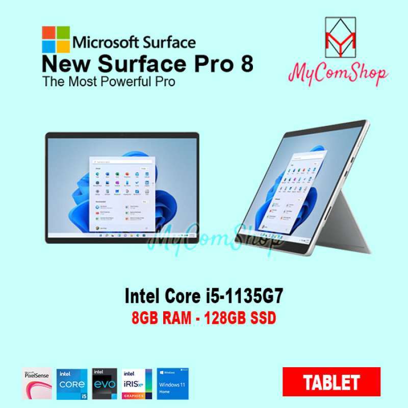 Jual Microsoft Surface Pro 8 Tablet - Intel Core I5-1135G7 8GB/128GB ...