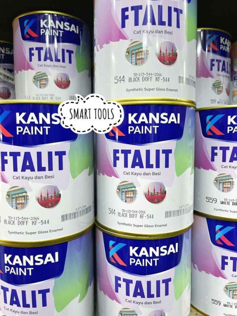 Promo Cat Minyak Cat Kayu Besi Ftalit Warna Dop Atau Matte - Putih ...