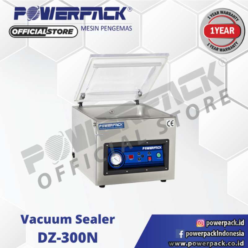 Jual Mesin Vacuum Press Plastik DZ-300N Table Vacuum Packager POWERPACK ...