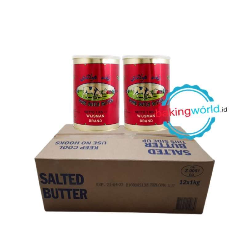 Jual Wijsman Preserved Dutch Butter Kemasan 1 Kg (ctn) di Seller ...