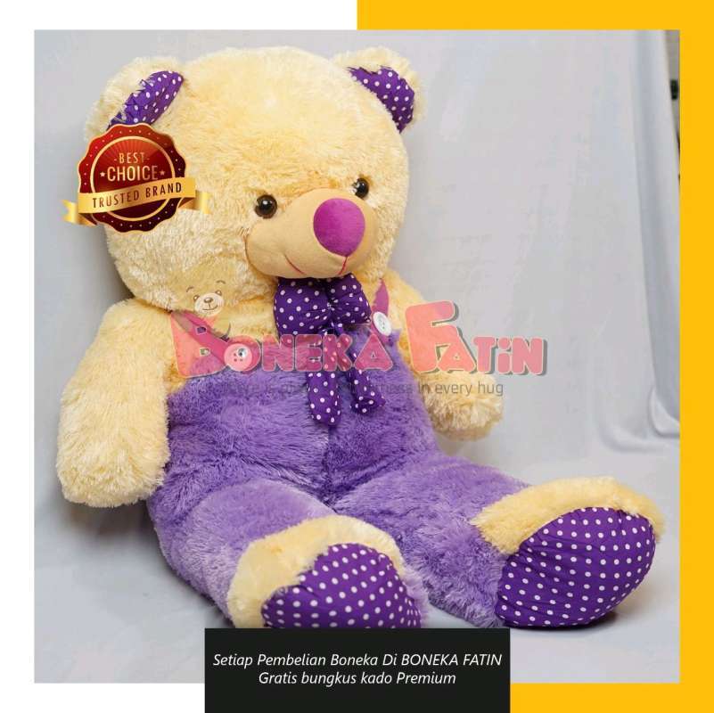 Boneka Beruang Ungu