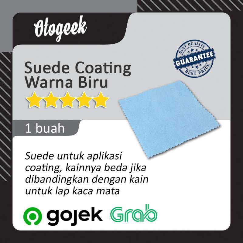 Jual Epic Kain Suede Warna Biru Untuk Aplikasi Glass Coating di Seller ...