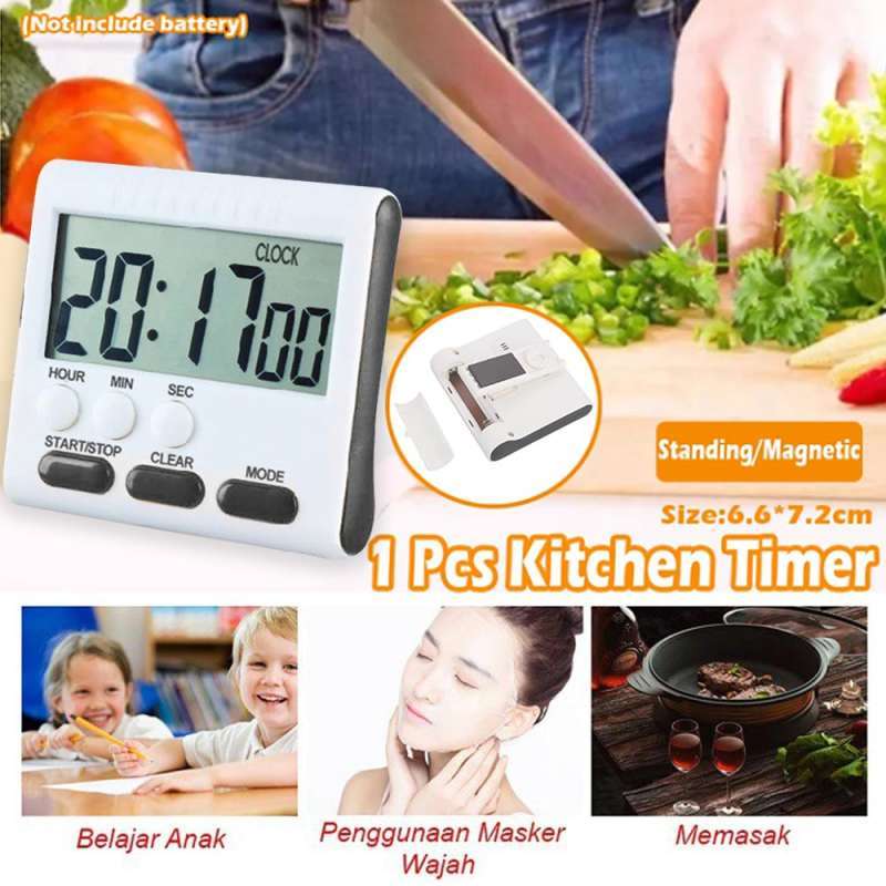 Jual Timer Masak Digital Cooking Timer Dapur pengatur waktu LCD Kopi ...