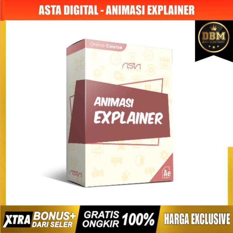 Jual Asta Digital - Animasi Explainer Course Di Seller Digital Black Market - Bahagia, Kab ...