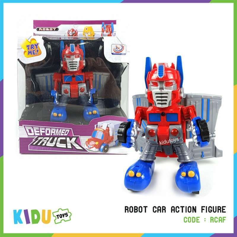 Jual Mainan Anak Robot Car Action Figure - Merah Di Seller Kidu Toys ...