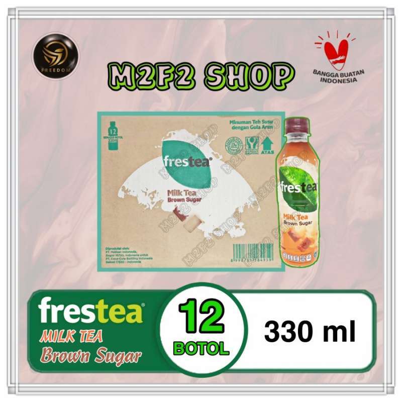 Jual Frestea Milk Tea Brown Sugar Botol Plastik Pet - 350 ml (Kemasan ...