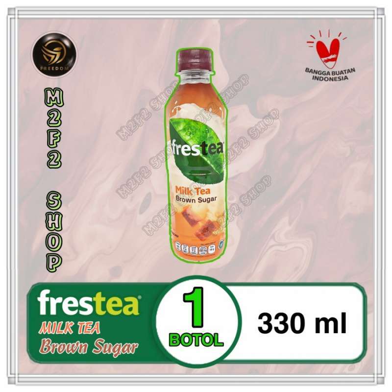 Jual Frestea Milk Tea Brown Sugar Botol Plastik Pet - 350 Ml (kemasan ...
