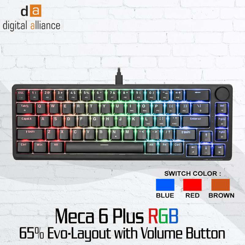 Jual Digital Alliance Keyboard Gaming Meca 6 Plus - BLUE SWITCH di ...