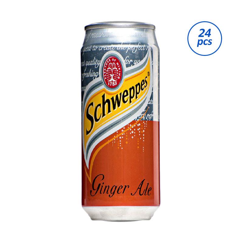 Jual Schweppes Ginger Ale Minuman Bersoda [330 mL/ 24 Kaleng] di Seller larees manees - Cacaban ...