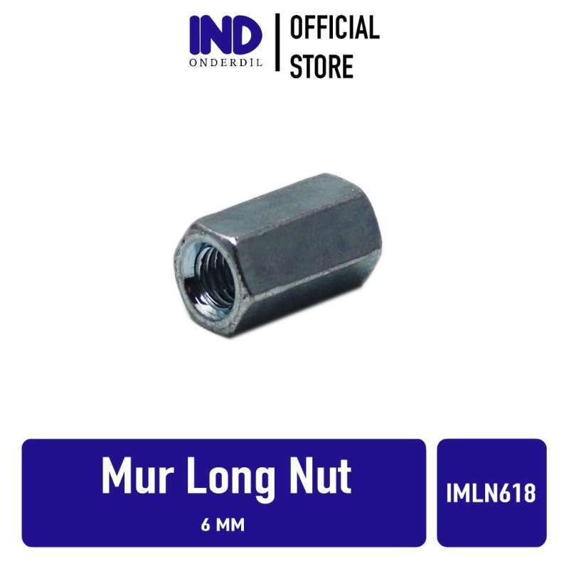 Jual Mur Long-Panjang Nut Heksagon M6x18- M6 Panjang 18 mm Untuk Segala ...