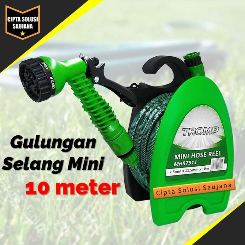 Promo PAKET GULUNGAN SELANG AIR MINI 10 M MINI WATER HOSE REEL DAPAT ...