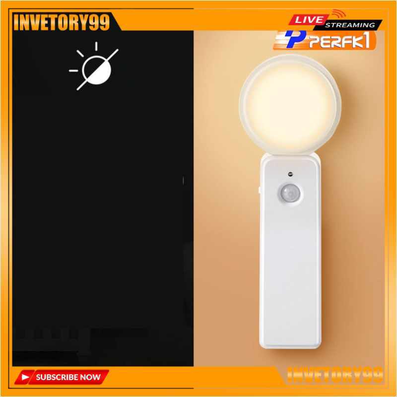 Promo Human Body Induction Lamp Battery Handheld Usb-C Diskon 13% di ...