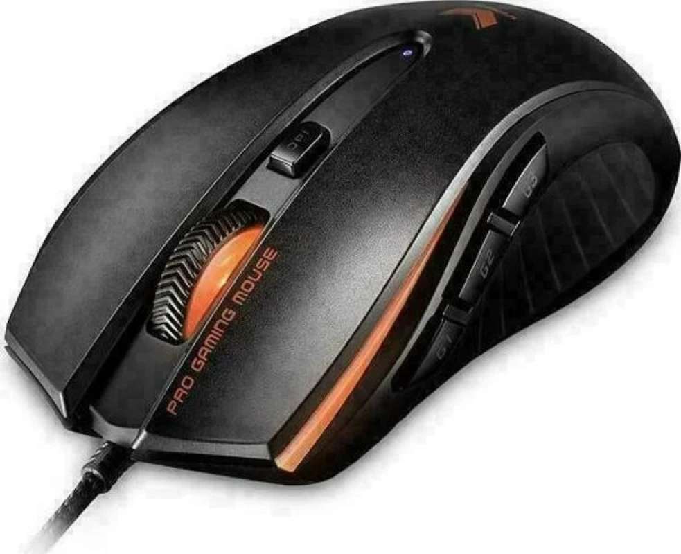Jual Rapoo V300 4000DPI Gaming mouse, USB wired black mice di Seller ...