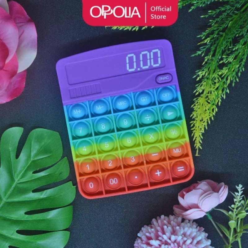 Jual Gratis Ongkir Pop It Kalkulator Calculator Rainbow Fidget Toys Pop ...