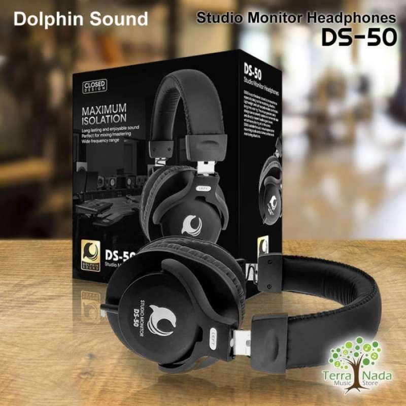 Jual Gratis Ongkir Dolphin Sound Ds 50 Headphone Studio Monitor Ds50 ...