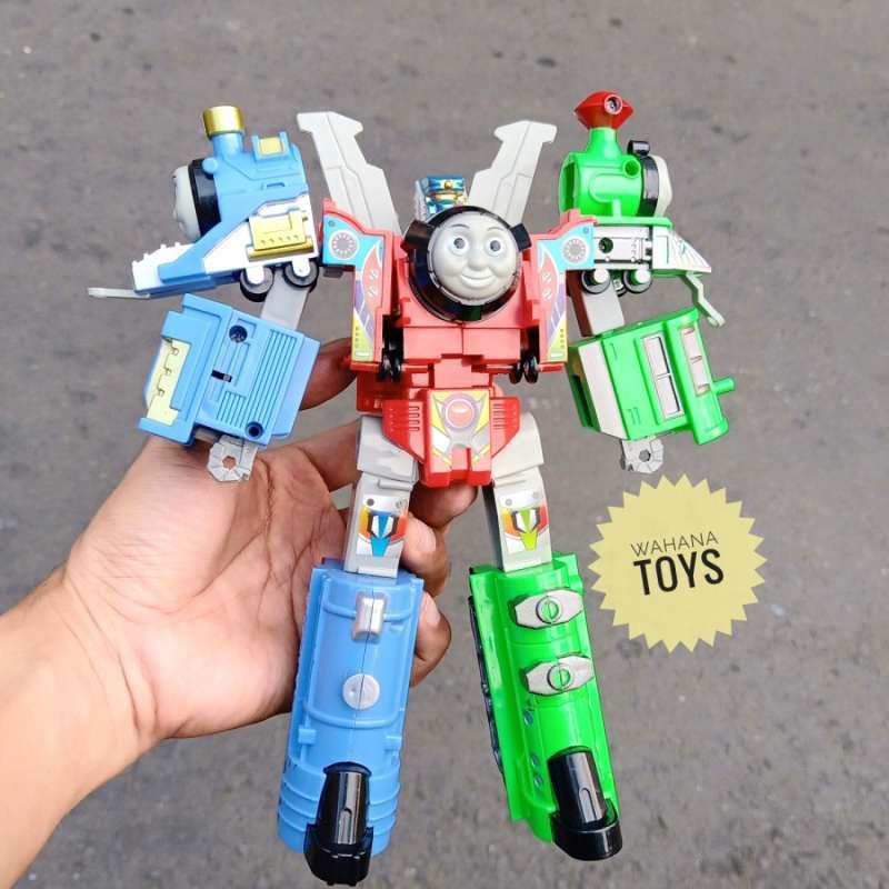 Jual mainan anak kereta super train robot kereta train 3 IN 1 di Seller ...