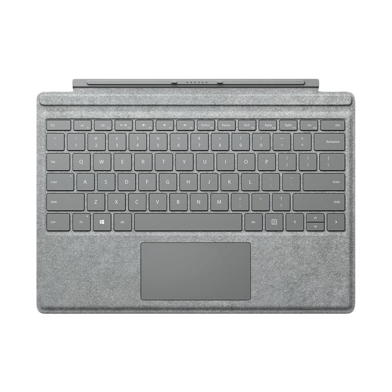 Jual Microsoft Type Cover for Surface Pro 4 or 5 Signature - Platinum ...