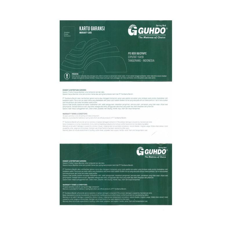 Promo Guhdo Standard Set Atlantic 2in1 Set Springbed [full Set/ Khusus ...