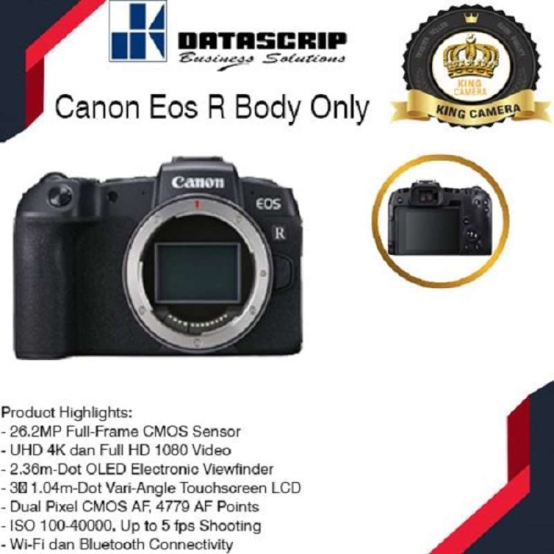 Jual Canon EOS RP Body Only / Camera EOS R Mirrorless di Seller SASKIA ...