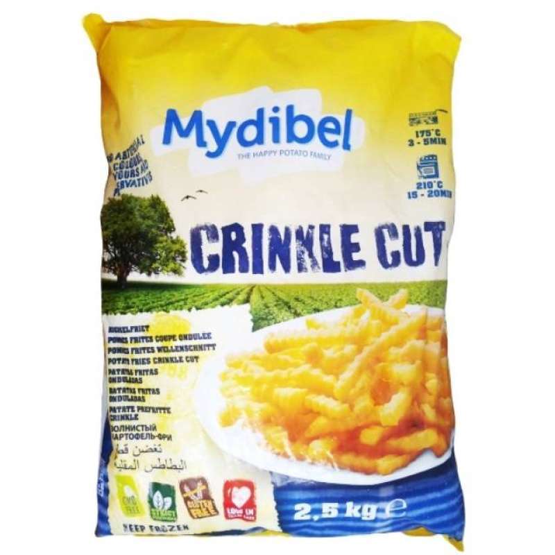 Jual KENTANG MYDIBEL CRINKLE CUT 2,5 KG di Seller A5 grosir ...