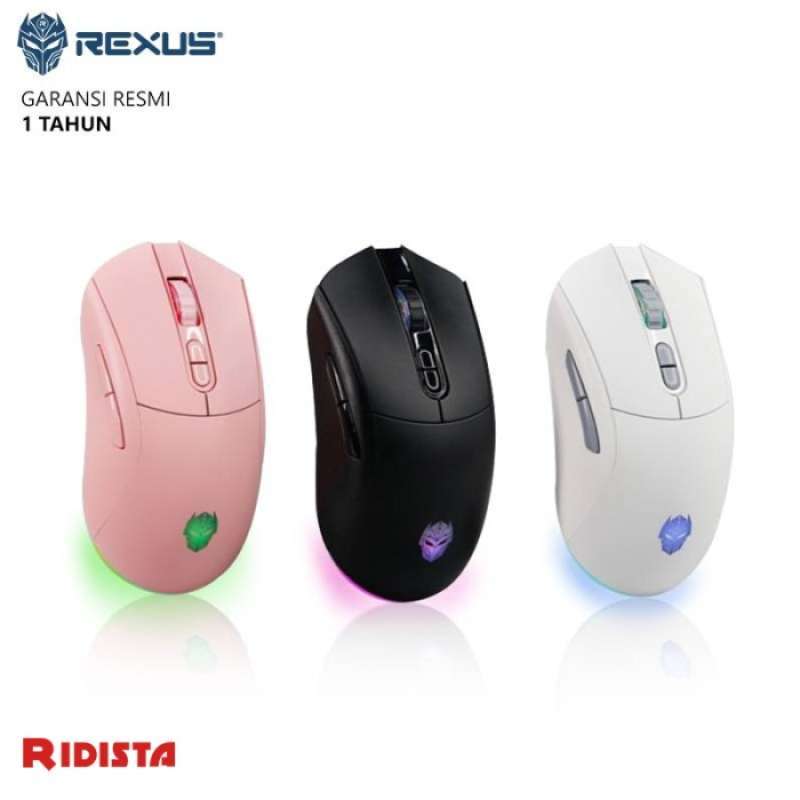Promo Rexus Arka RX107 Mouse Gaming Wireless RGB - Hitam Diskon 3% di ...