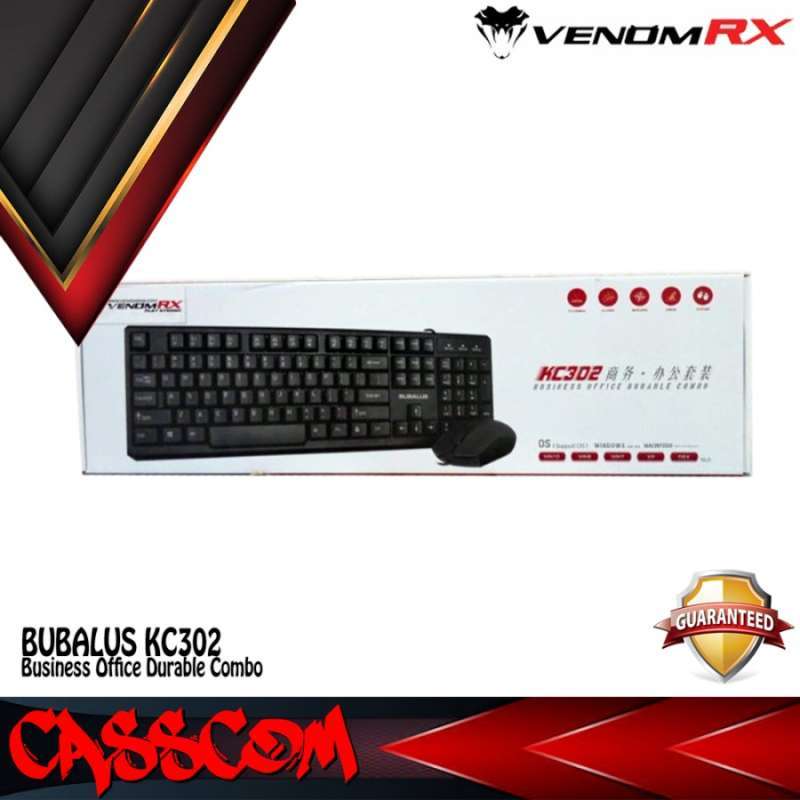 Jual Keyboard + Mouse Venomrx Bubalus Kc302 Usb Di Seller Casscom ...