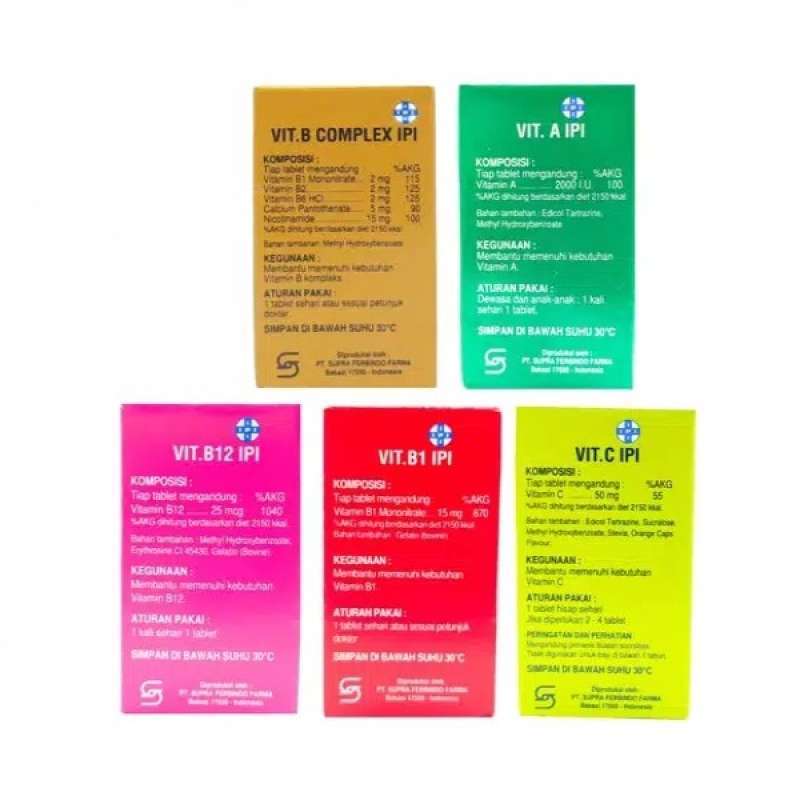 Jual IPI All Varian @ 45 tablet - suplemen multivitamin harian - IPI B ...